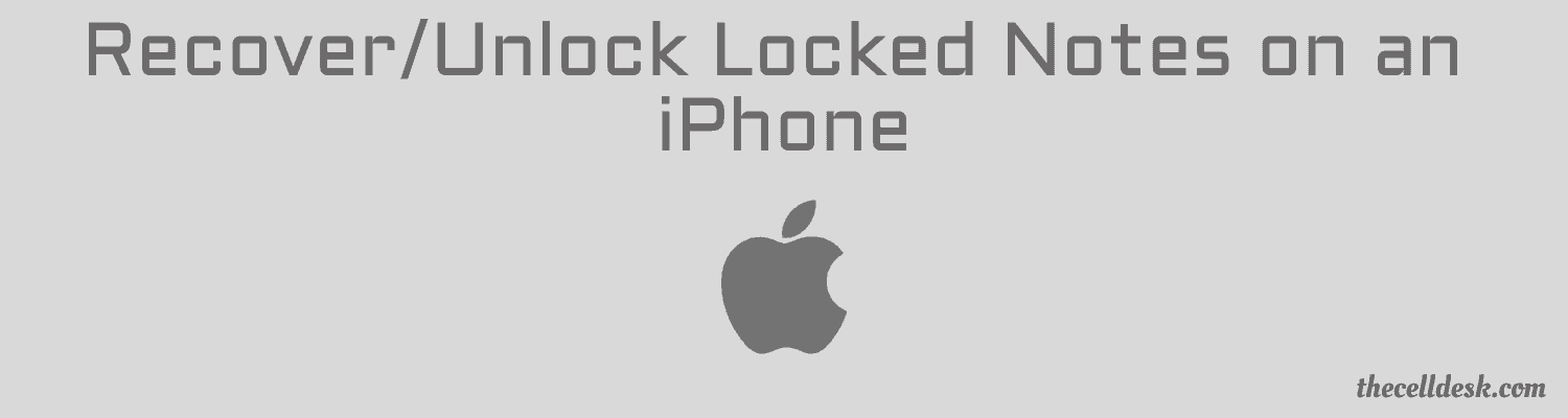Guide To Recover Unlock Locked Notes On An IPhone guide-to-recover-unlock-locked-notes-on-an-iphone